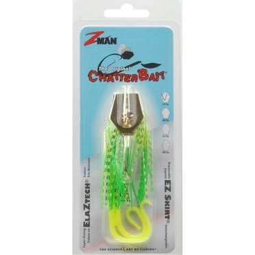 Z-Man Chatterbait Micro 1/8oz Chartreuse - Walmart.com