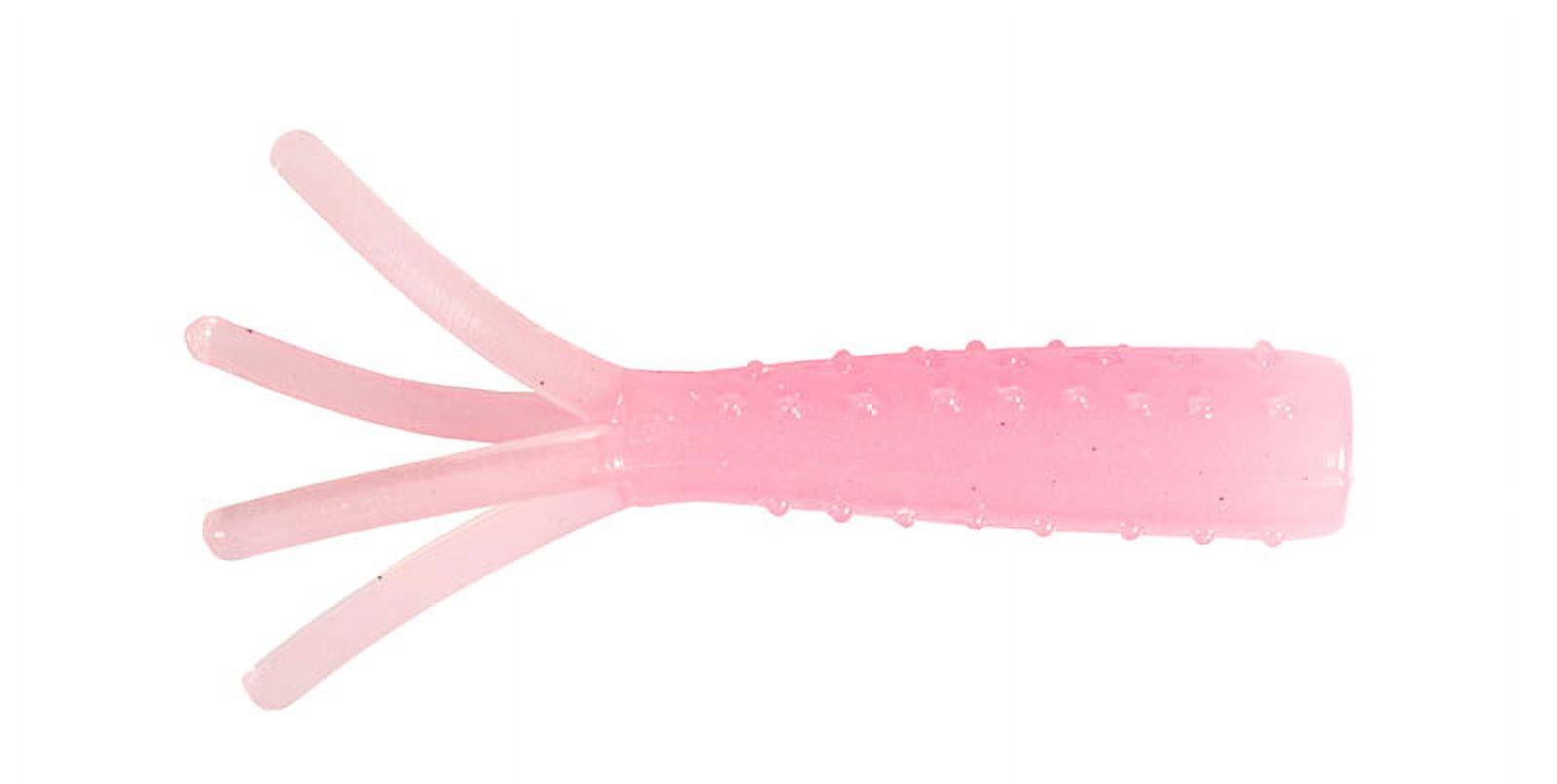 Z-Man MTIC-270PK8 Tiny TicklerZ Pink Glow 1.75" 8 Pack Micro Finesse ...