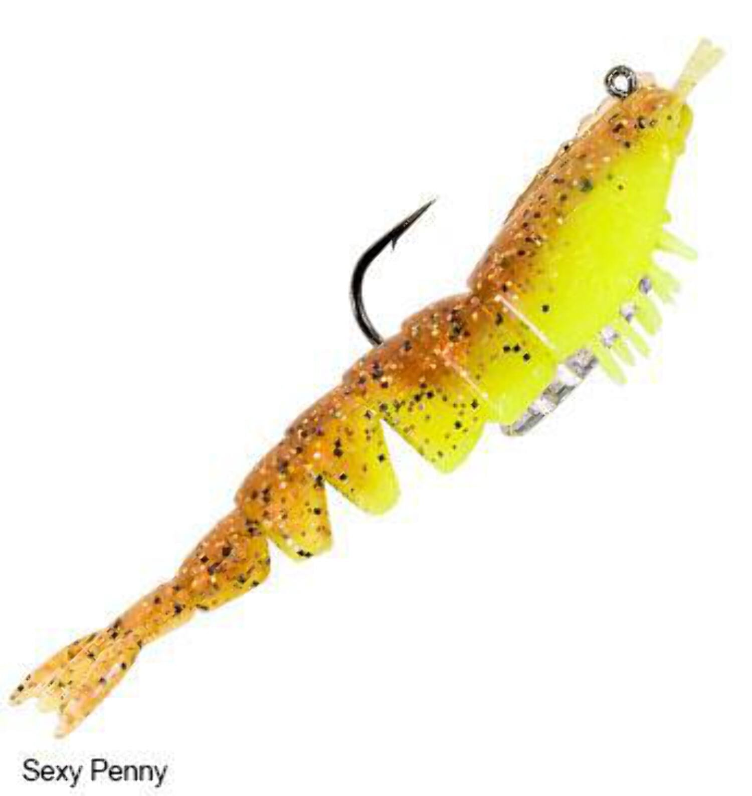 Z Man SW EZ ShrimpZ Rigged 3.5'' Sexy Penny 2pk - Walmart.com