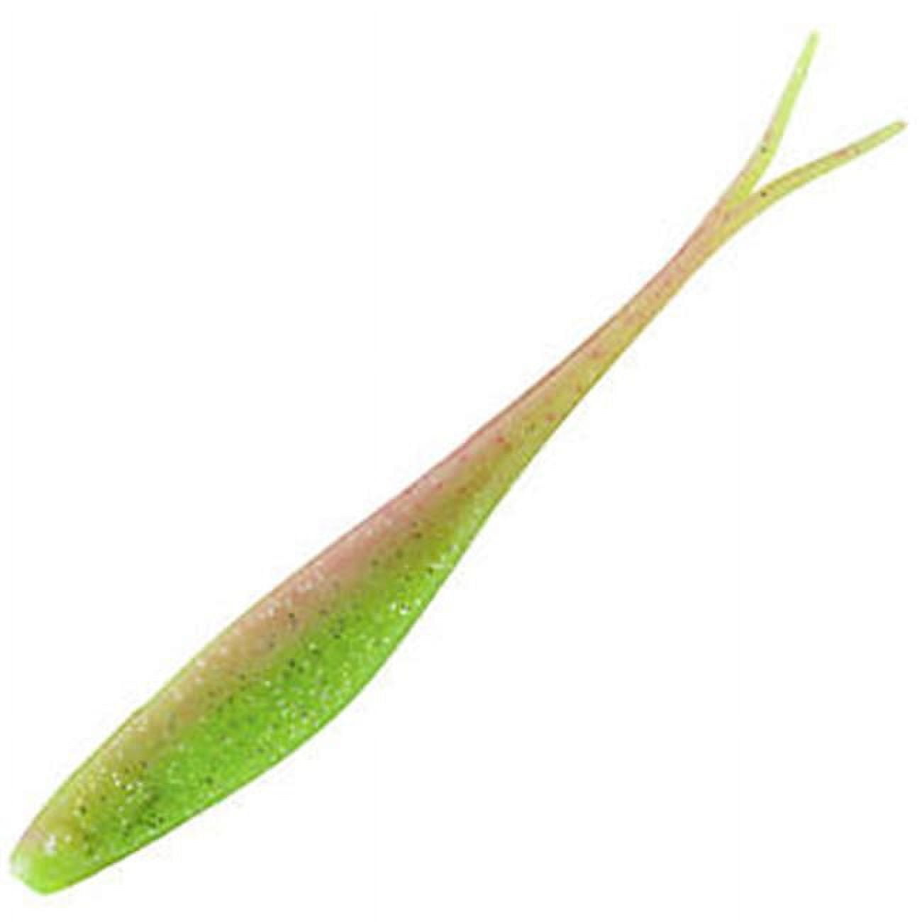 Z-Man Scented Jerk ShadZ 7 inch Soft Plastic Jerkbait 4 pack Electric ...