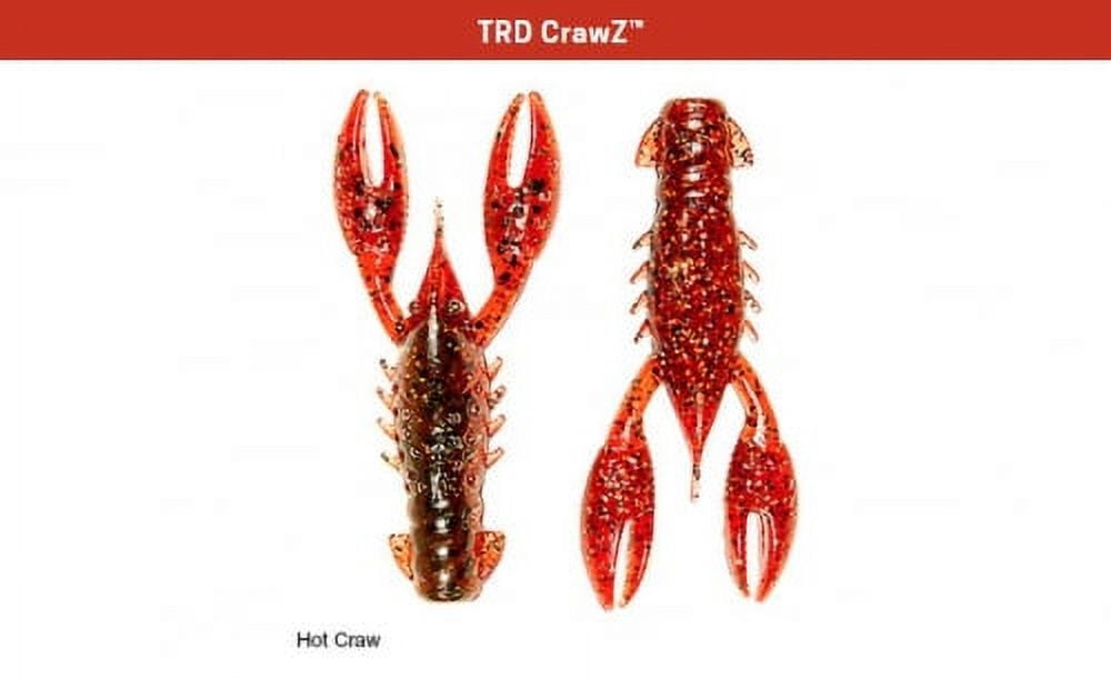 Z Man TRD CrawZ 2.5'' Hot Craw 6pk - Walmart.com