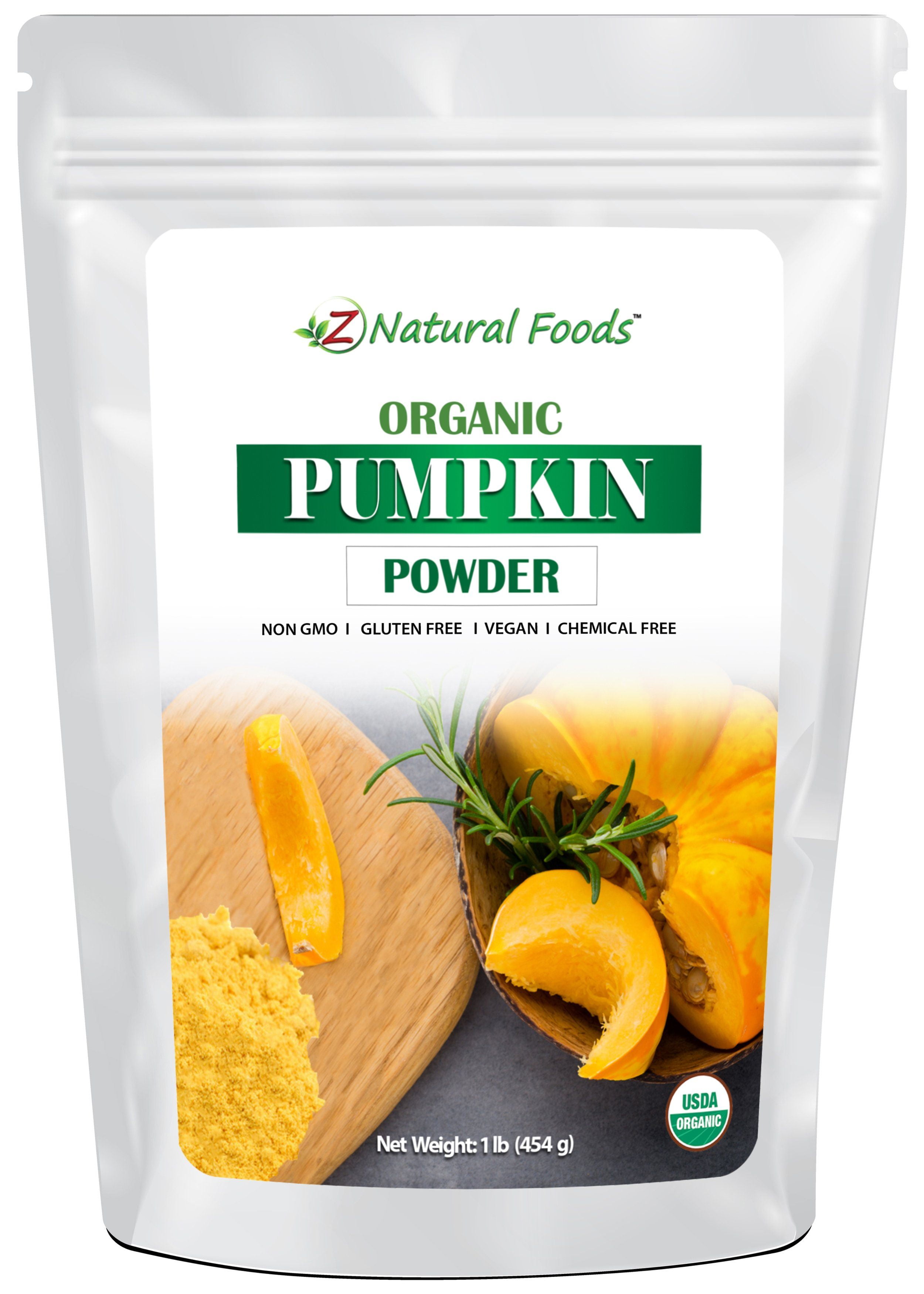 Z Natural Foods Organic Pumpkin Powder, Make Delicious Pumpkin Spice ...