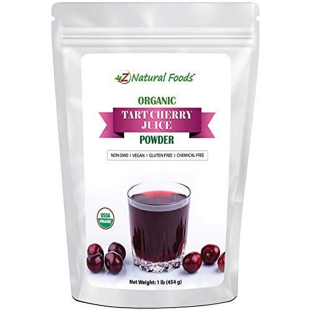 Z Natural Foods Organic Tart Cherry Juice Powder, Superfood Powder ...