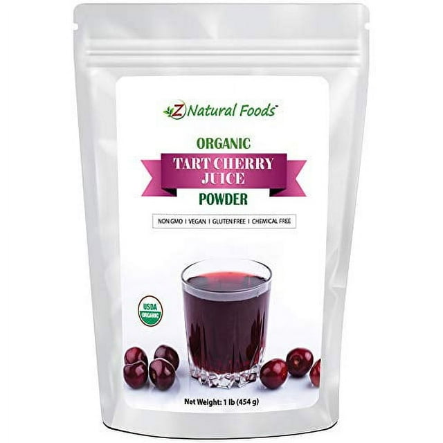 Z Natural Foods Organic Tart Cherry Juice Powder, Superfood Powder ...
