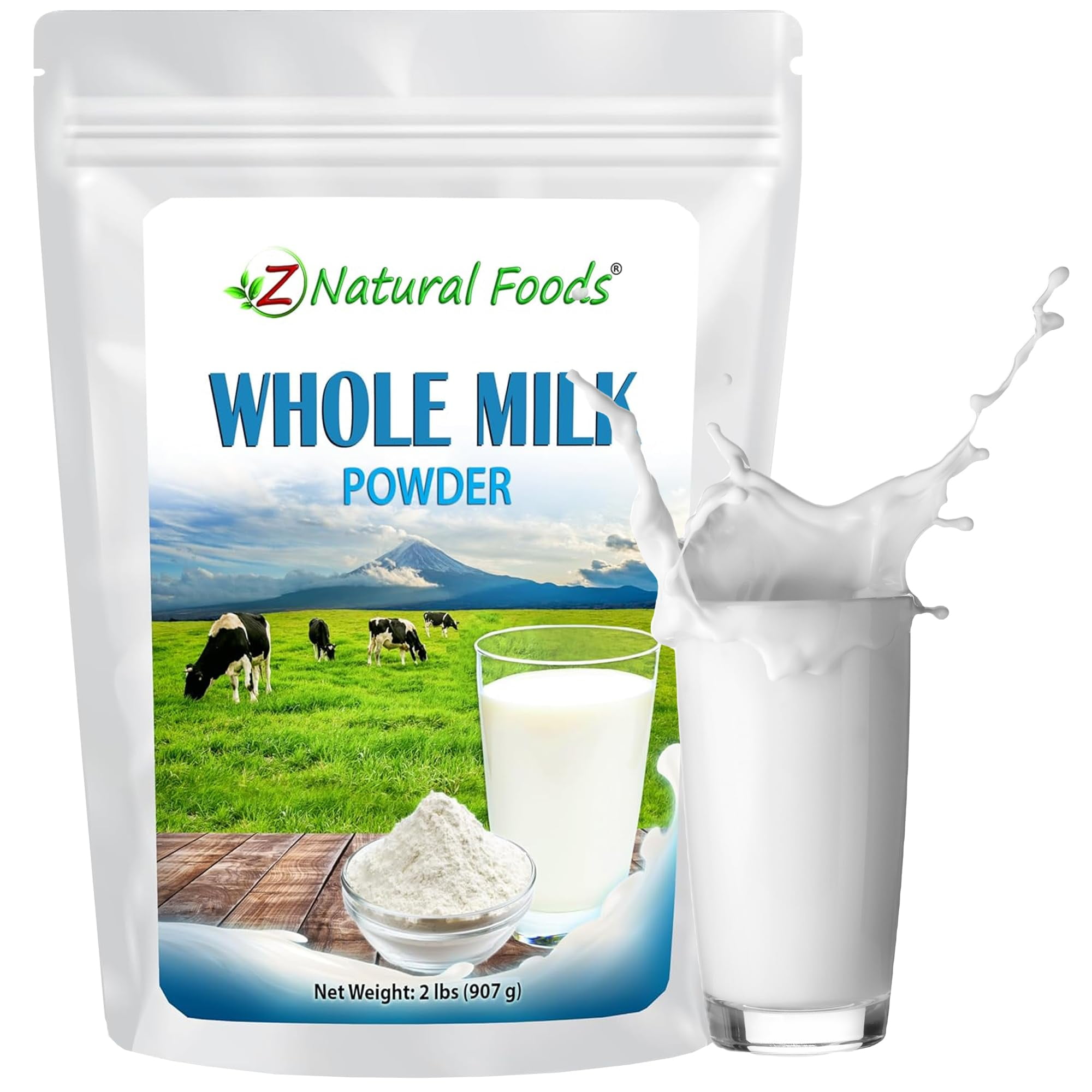 Z Natural Foods Premium Whole Milk BSL1 Powder - Powdered Milk for ...