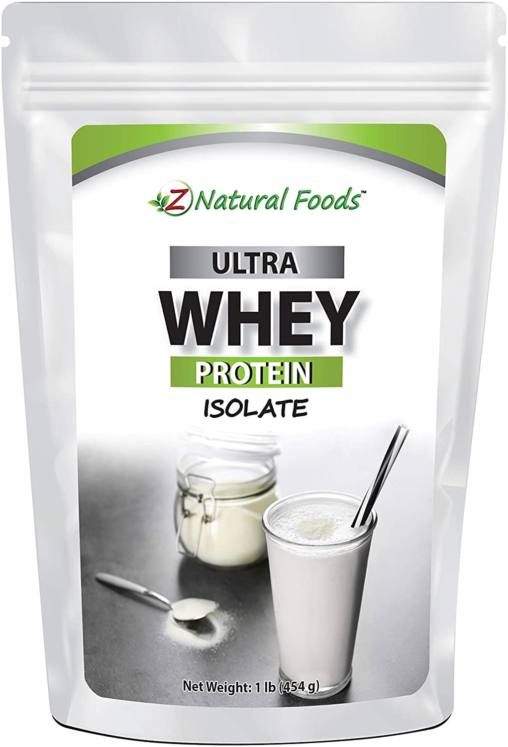 Z Natural Foods Whey Protein Powder Isolate, Unsweetened Protein Powder ...