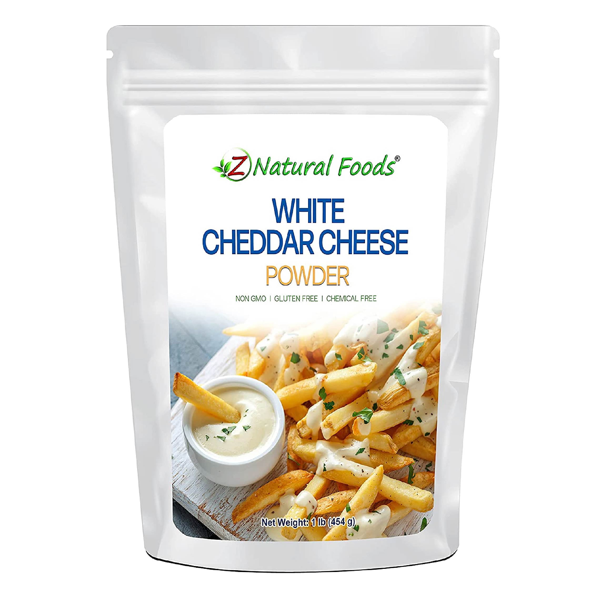 Z Natural Foods White Cheddar Cheese Powder, Nutrition-Packed, Creamy ...