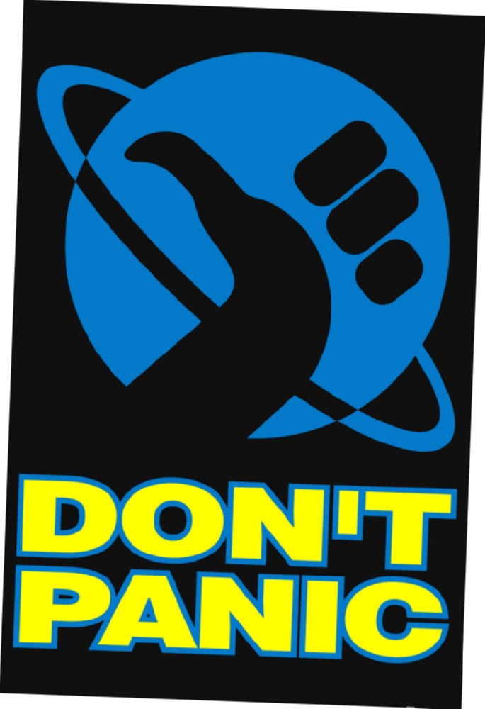 Z Posters Hitchhikers Guide To The Galaxy Movie Don?T Panic 11Inx17In Mini Poster 11x17 Poster ...
