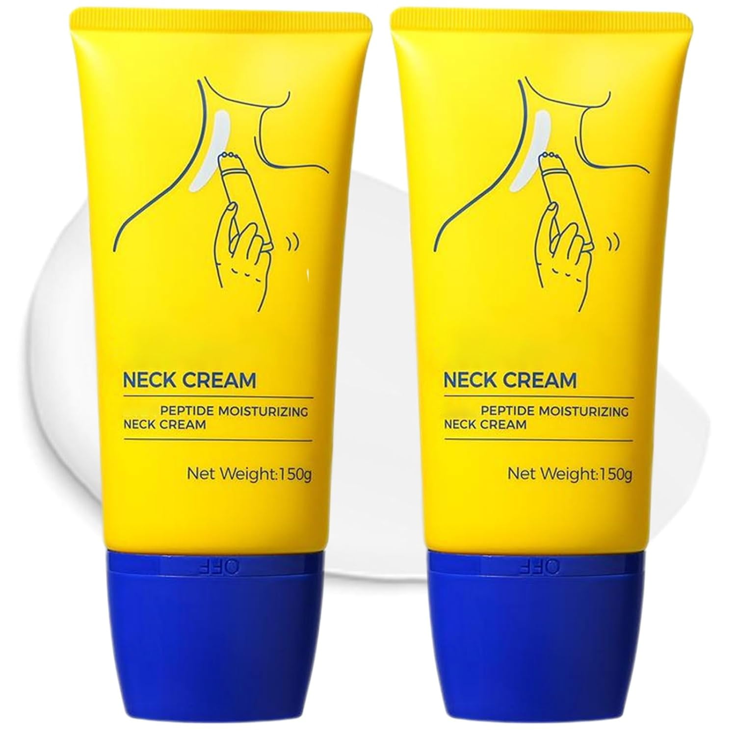 Z:SEA Neck Cream, Roller Neck Firming Cream, Z:SEA Peptide Moisturizing ...
