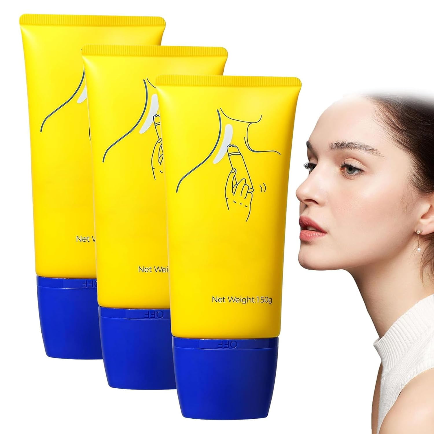 Z Sea Neck Cream, Zsea Anti-Aging Neck Firming Lifting Cream, Hydrating & Tightening Treatment ...