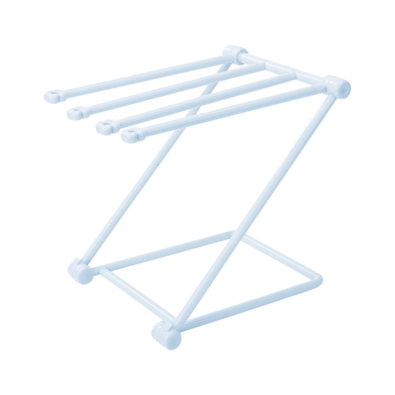 Z-Shaped Foldable Dishcloth Drying Rack Vertical Countertop Organizer ...