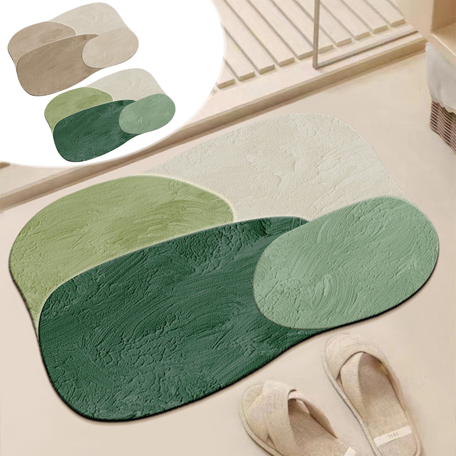 Non Slip PVC Floor Mat for Swimming Pool Bathroom | Long Strip Design ...