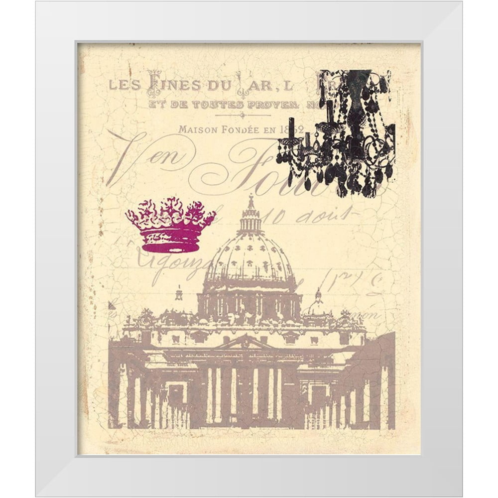 Z Studio 20x23 White Modern Wood Framed Museum Art Print Titled - WORLD TOUR MONARCHY - Walmart.com