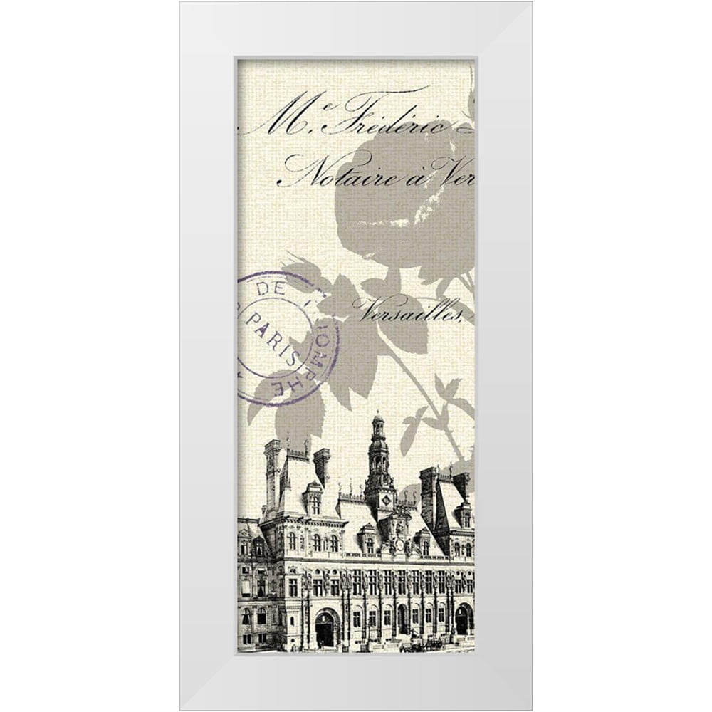 Z Studio 8x14 White Modern Wood Framed Museum Art Print Titled - Hotel ...