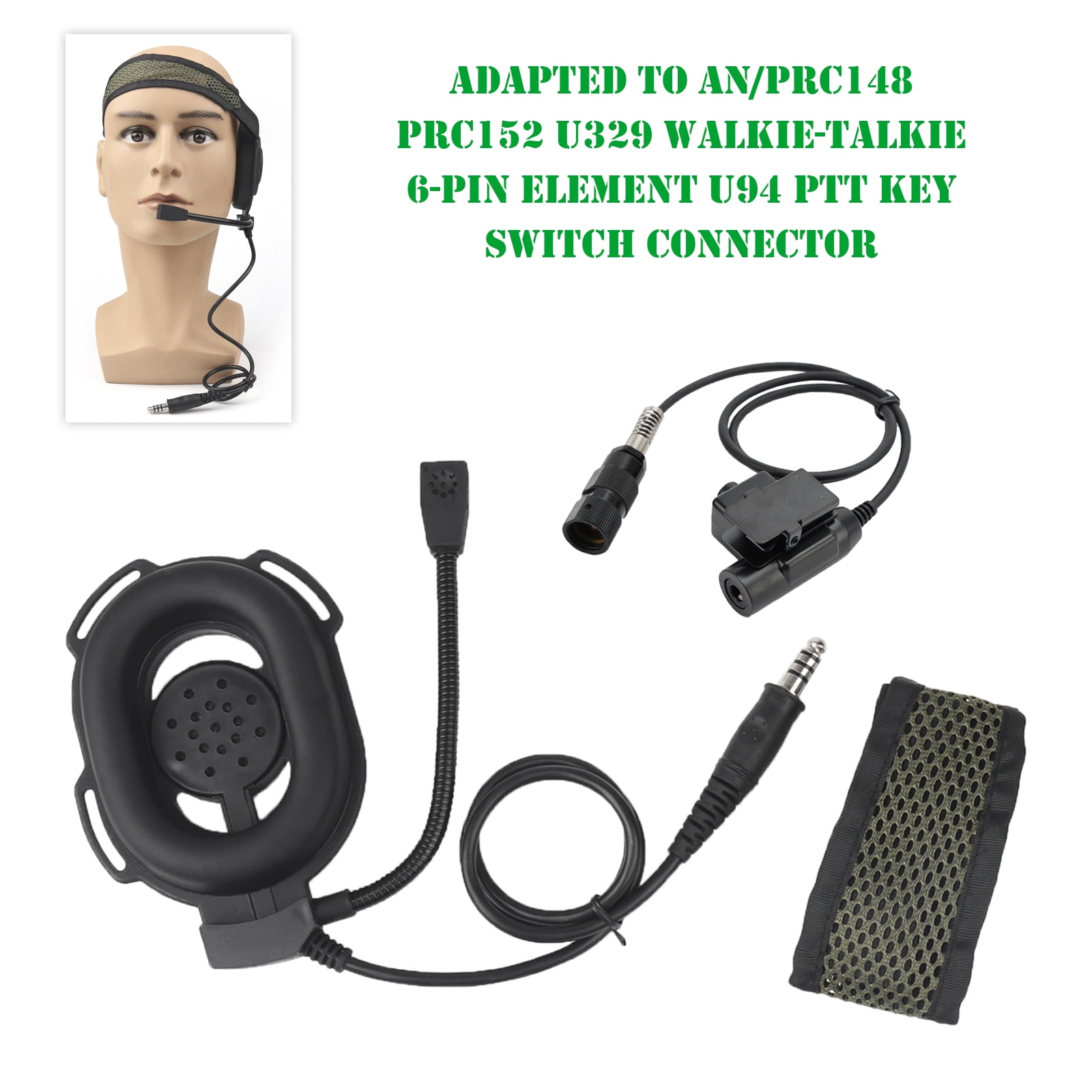 Z Tactical HD-01 Bowman Elite II Headset for AN/PRC-152, AN/PRC-148 ...