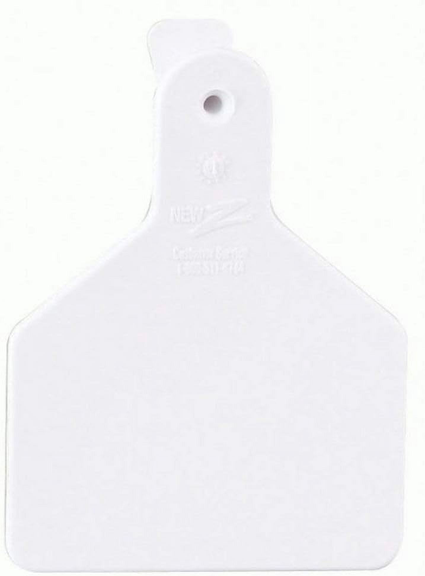 Z Tags 25 Count 1-Piece Blank Tags for Calves, White - Walmart.com