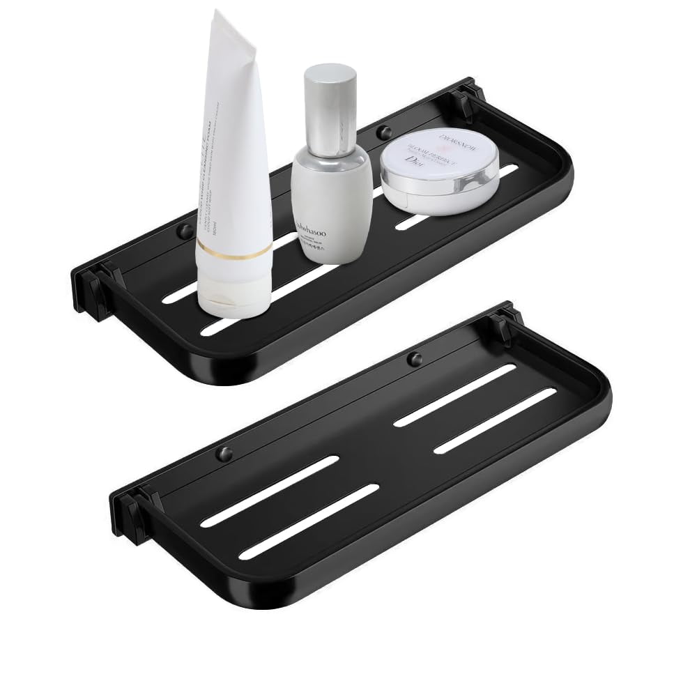 Z metnal RV Foldable Shelf, Metal Floating Shelves, 2 Tier Hidden ...