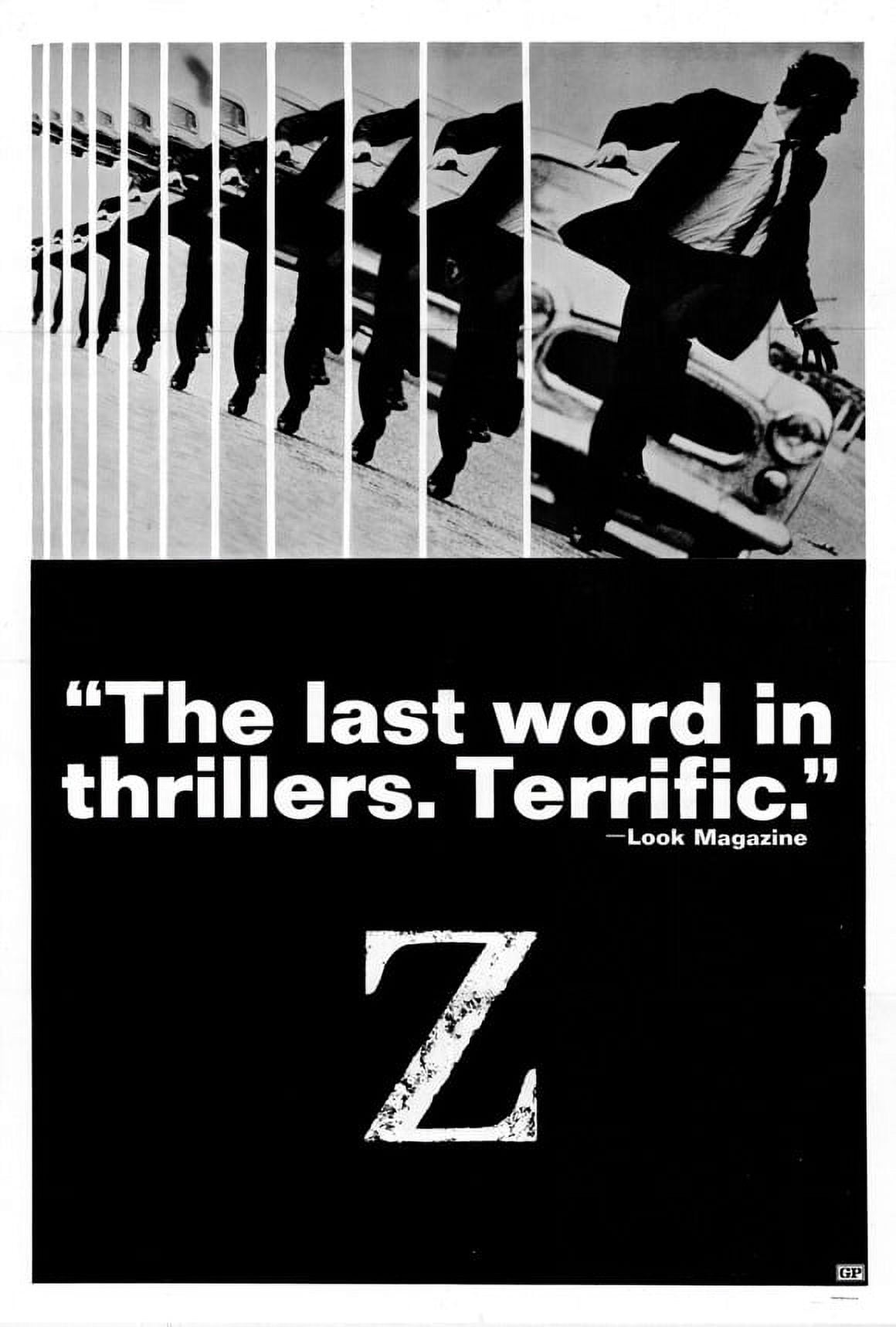 Z - movie POSTER (Style B) (27" x 40") (1969) - Walmart.com