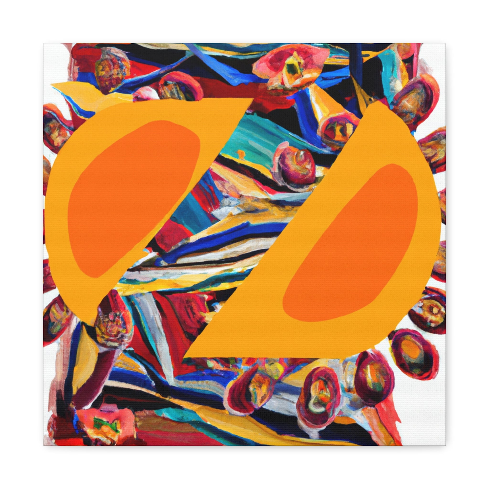 "Z's Folk Art Reflection" - Canvas - Walmart.com