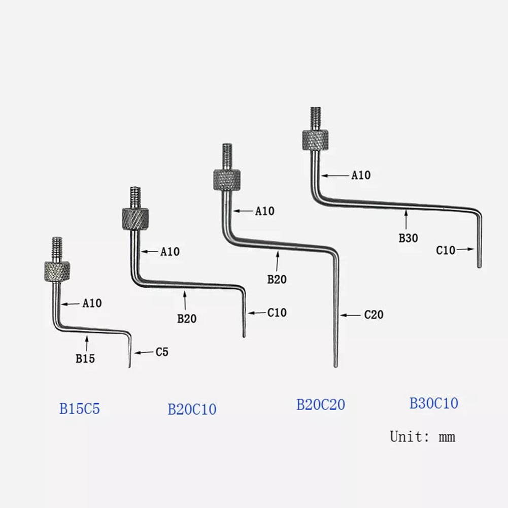 Z type Needle Point Contact Points for Depth Gauge Dial Indicators Tip ...