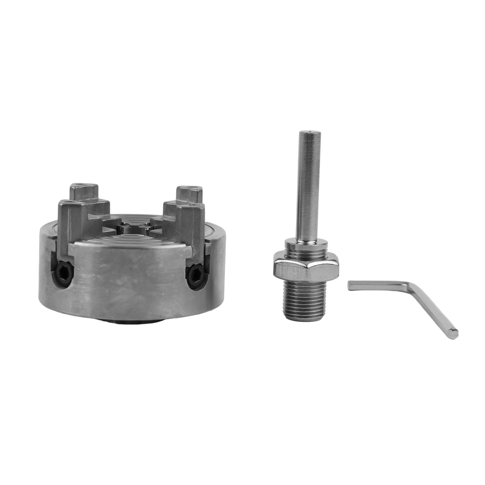 Z011 Metal 4 Jaws Manual Lathe Chuck Clamp Hcs Self-Centering Mini ...
