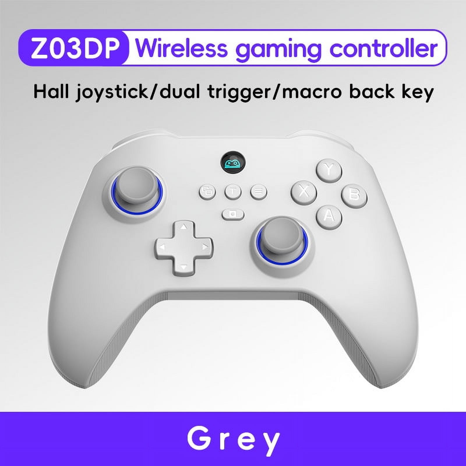 Z03DP Wireless Gamepad Switch Bluetooth Hall Rocker Linear Trigger Key Vibration Android iOS ...