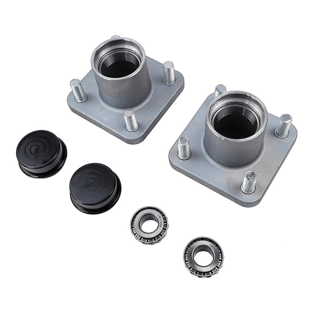 Golf Cart Front Wheel Hub Assembly w/Oil Seal, Dust Cap & Bearing | Fit ...