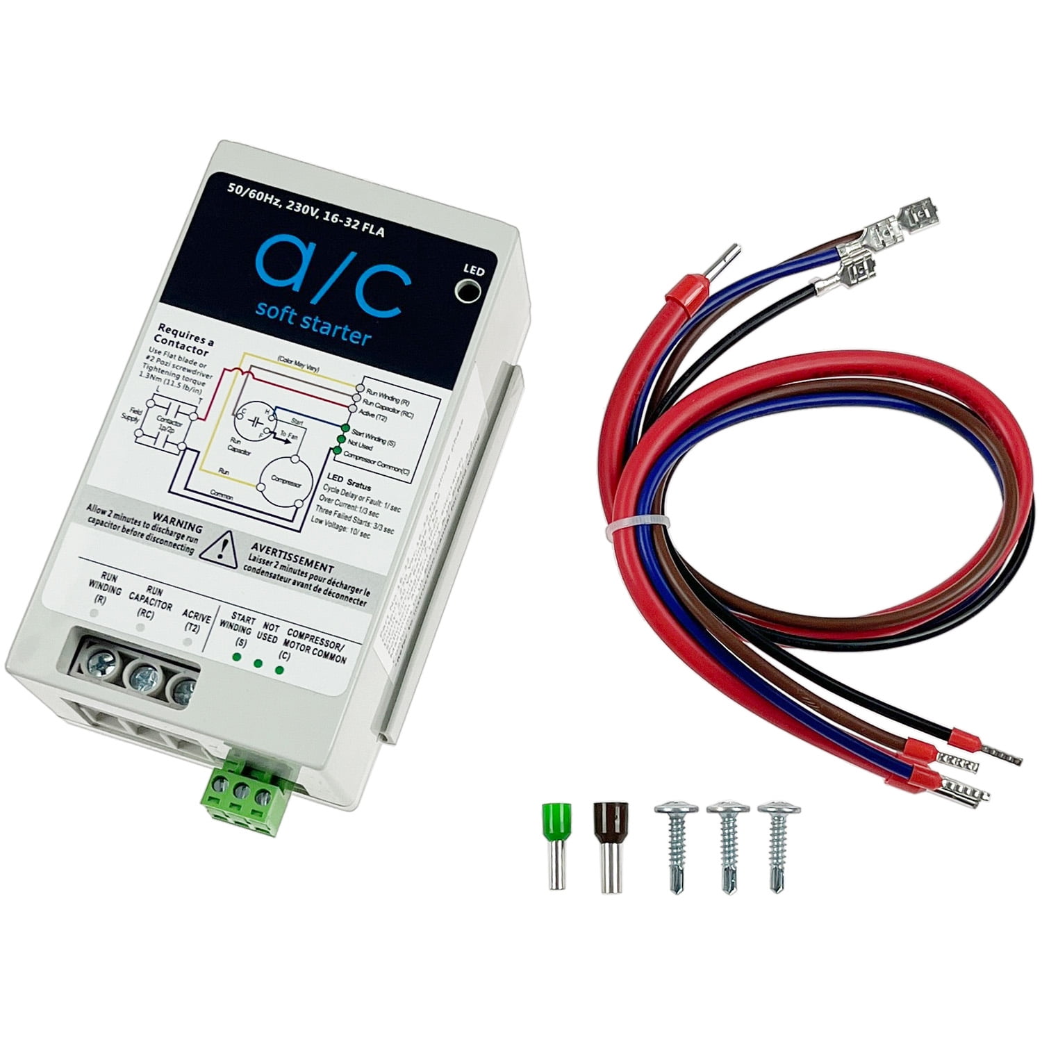 AC Soft Start Module (16-32A) Compatible with 4-7 Ton AC Unites | Easy ...