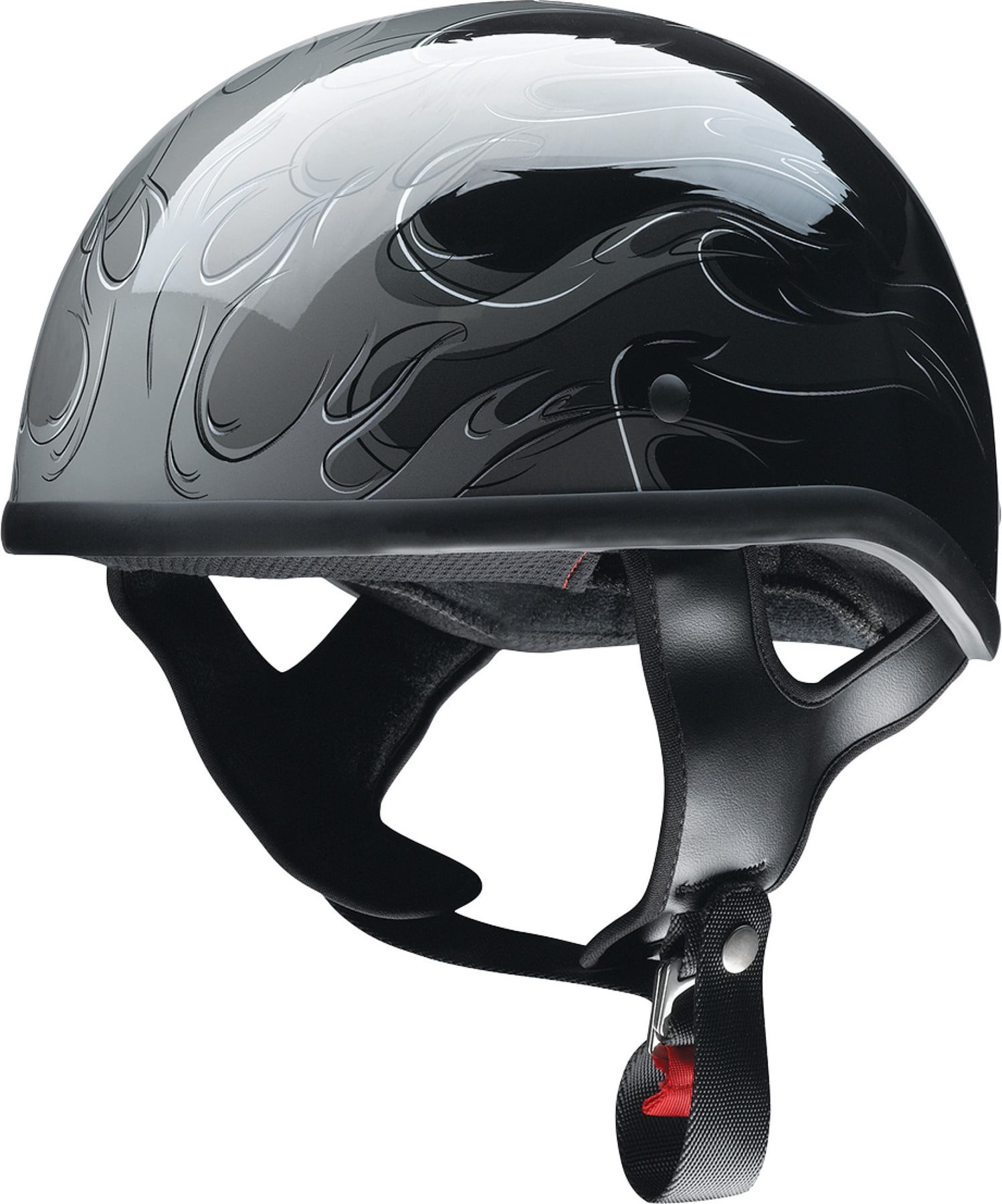 Z1R CC Hellfire Motorcycle Half Helmet Gray 3XL - Walmart.com