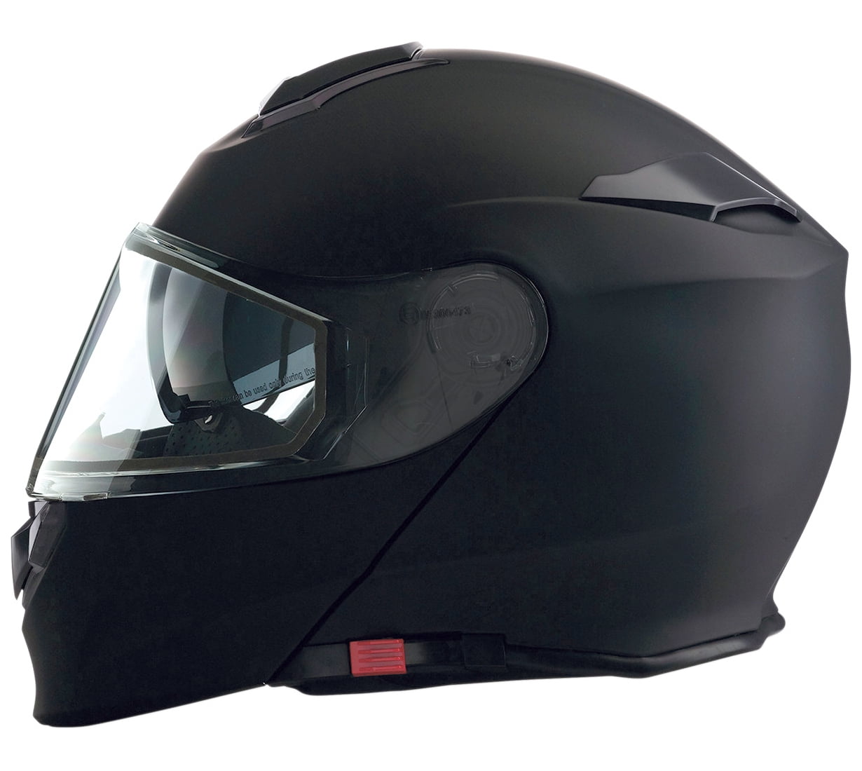 Z1R Solaris Dual Pane Shield Modular Snow Helmet Flat Black XL ...
