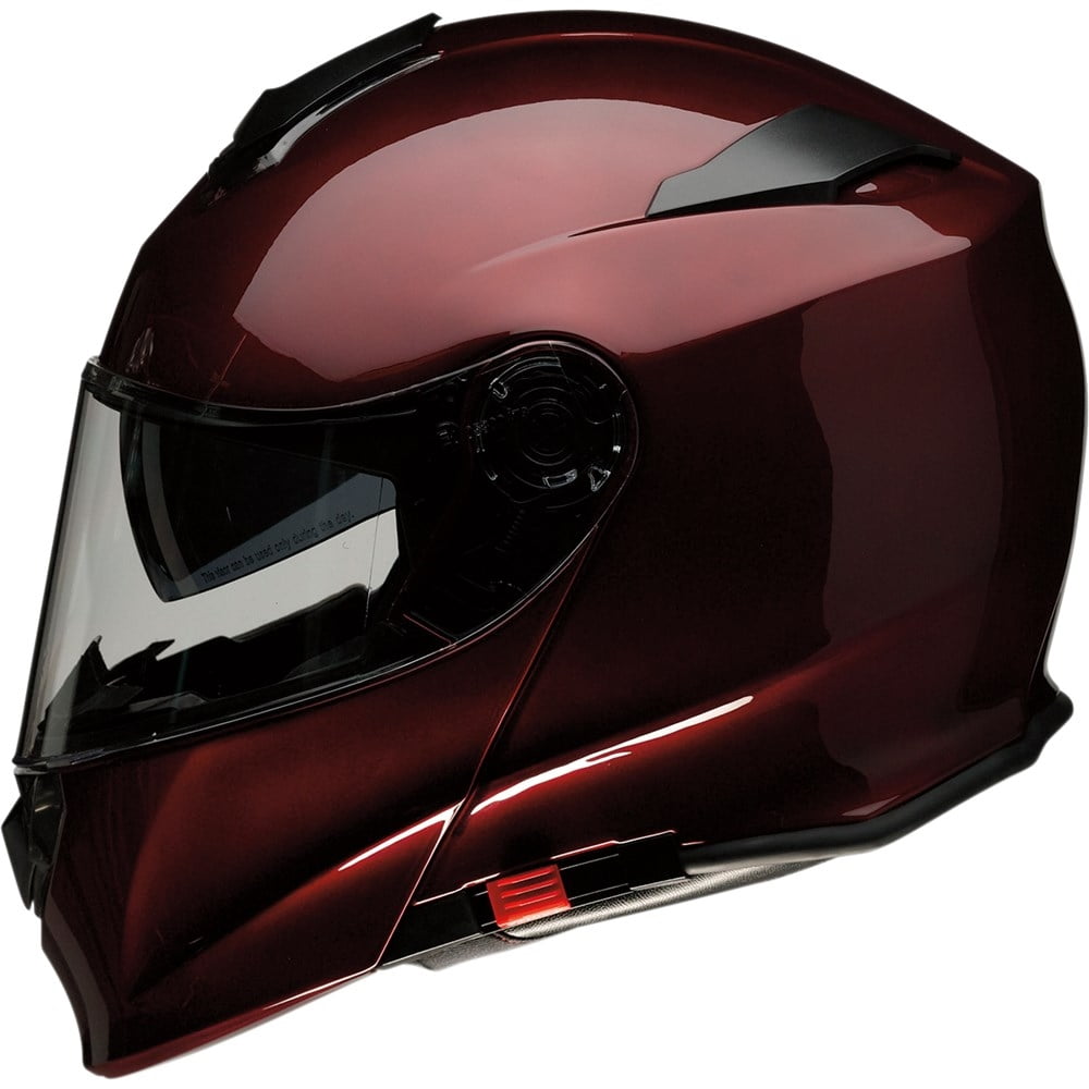 Z1R Solaris Modular Motorcycle Helmet - Wine, Full Face, Road Approved ...