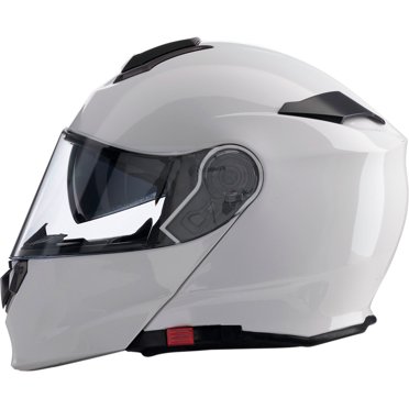 Z1R Solaris Solid Modular Motorcycle Helmet Dark Silver MD - Walmart.com