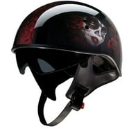 Z1R Warrant Pantera Motorcycle Helmet Black/Red XXL - Walmart.com