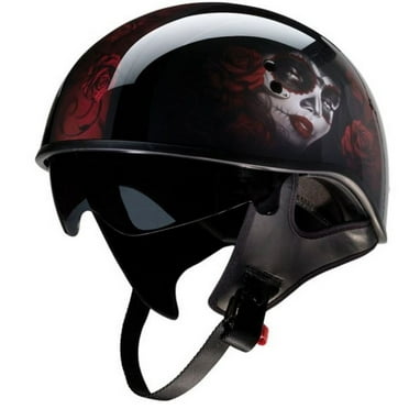 Z1R Warrant Pantera Motorcycle Helmet Black/Red XXL - Walmart.com