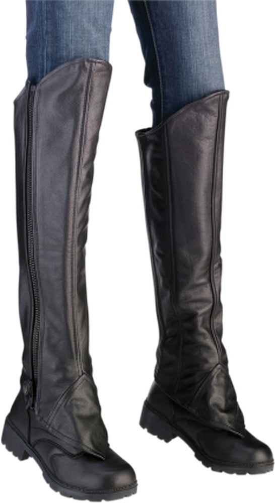 Z1R Womens Half Chaps Black LG/XL - Walmart.com