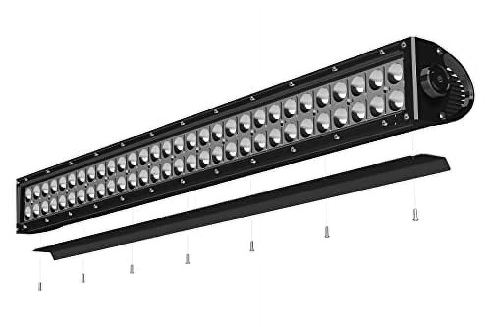 Z330052S Black LED Light Bar Noise Reducer 52" Wind Diffuser - Walmart.com