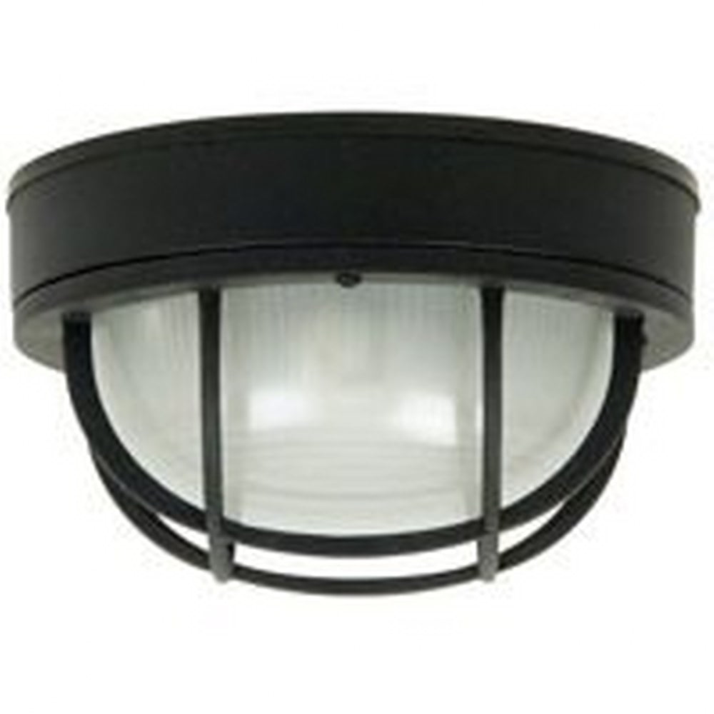 Z395-TB-Craftmade Lighting-Economy - 1 Light Large Round Outdoor Flush ...