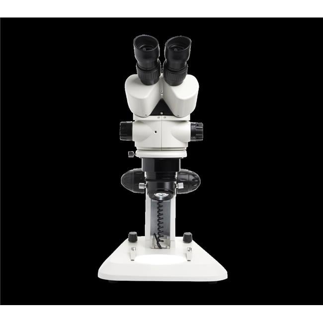 Z4 Zoom Trinoc 7x-45x on Dual-LED Light Stand Microscope, White & Black ...