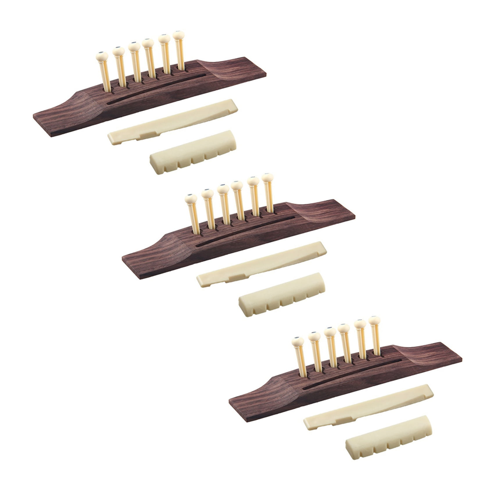 Z4981 6 Pieces Bridge Pins/Saddle/Nut Abalone Dots for Acoustic Guitar ...
