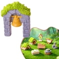Z52LingLing Decoration Clock-Gate Miniature for Micro-Landscape - Resin ...