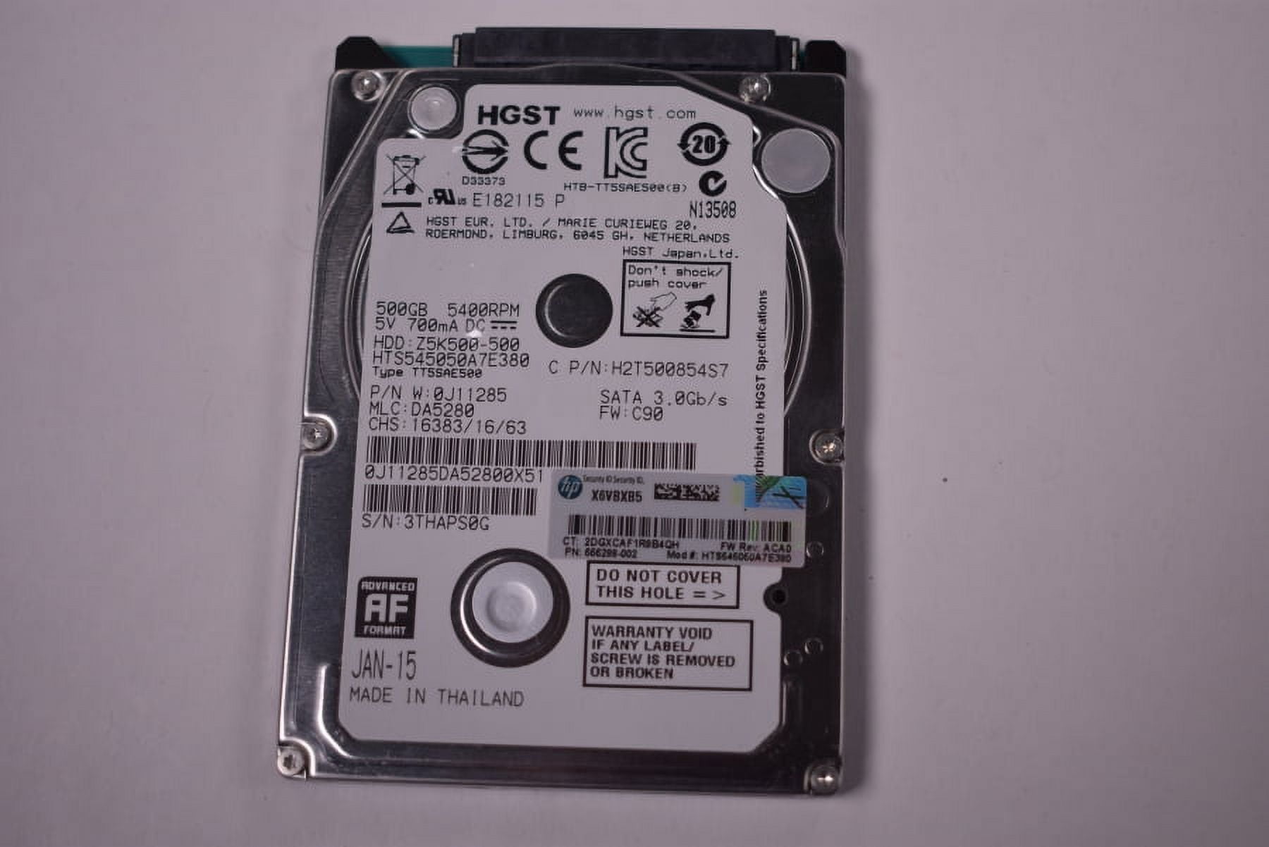 Z5K500-500 Hitachi 500gb 5400rpm Sata 2.5-Inch Hard Drive - Walmart.com