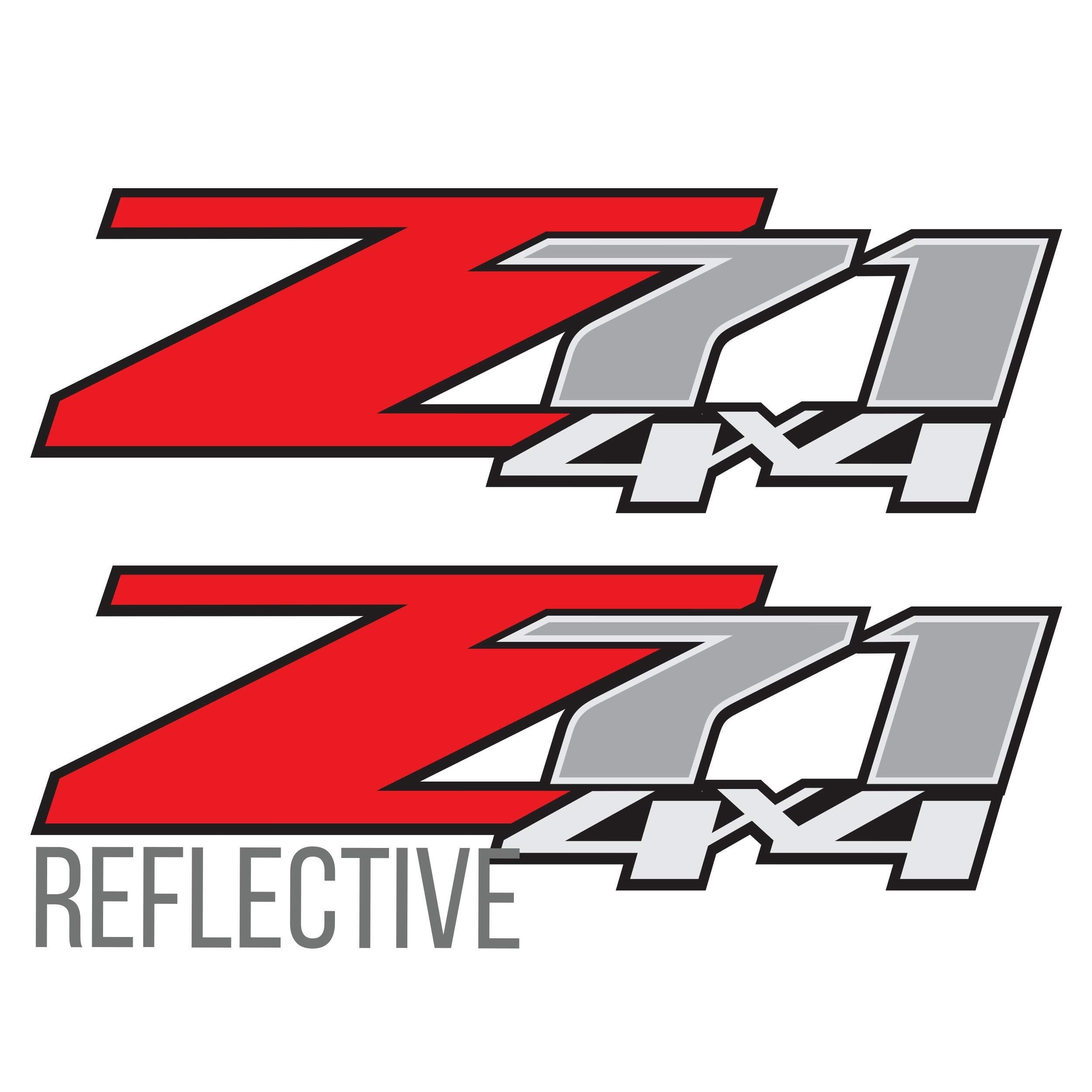 Z71 4x4 Decals Reflective, for Silverado Z71 1500 2500 Gmc Sierra ...