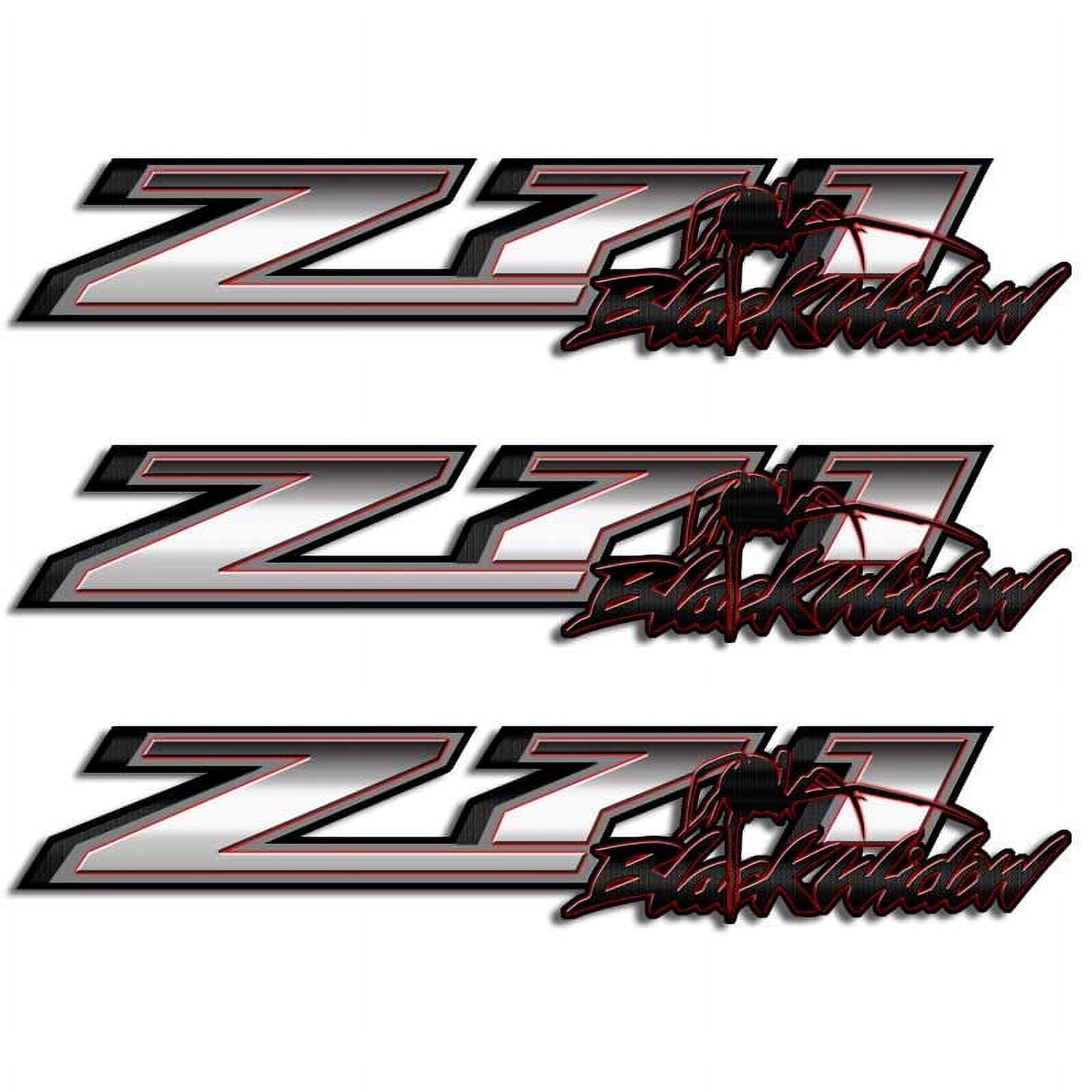 Z71 Black Widow Spider Fade Silverado Truck Decal Set - Walmart.com