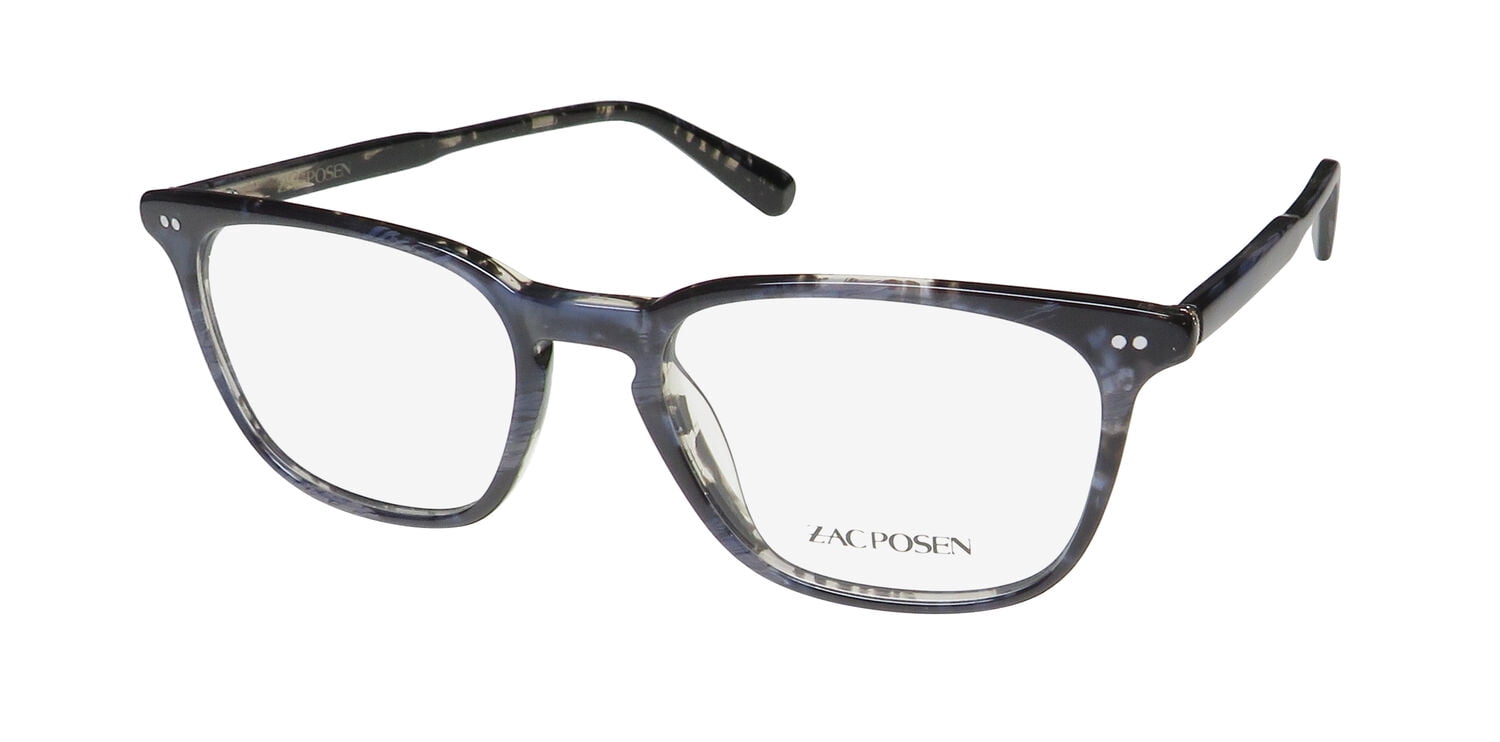 ZAC POSEN SYLVESTER UPSCALE FULL-RIM SIMPLE & ELEGANT HIP EYEGLASS ...