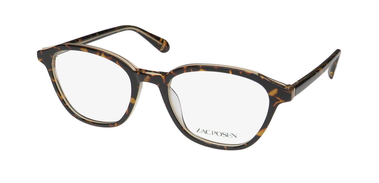 ZAC POSEN TONI PREMIUM SEGMENT SIGNATURE LOGO EXCLUSIVE EYEGLASS FRAME ...