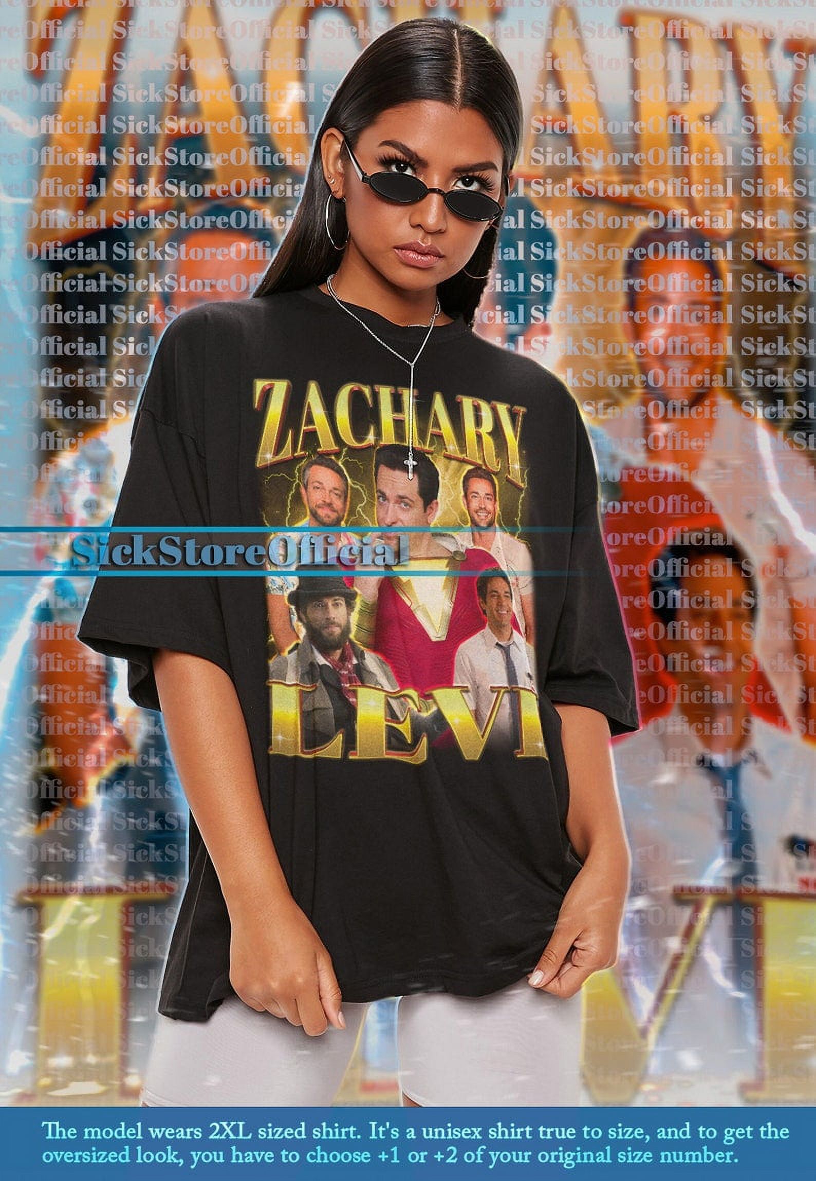 ZACHARY LEVI Vintage Shirt, Zachary Levi Homage Tshirt, Zachary Levi ...