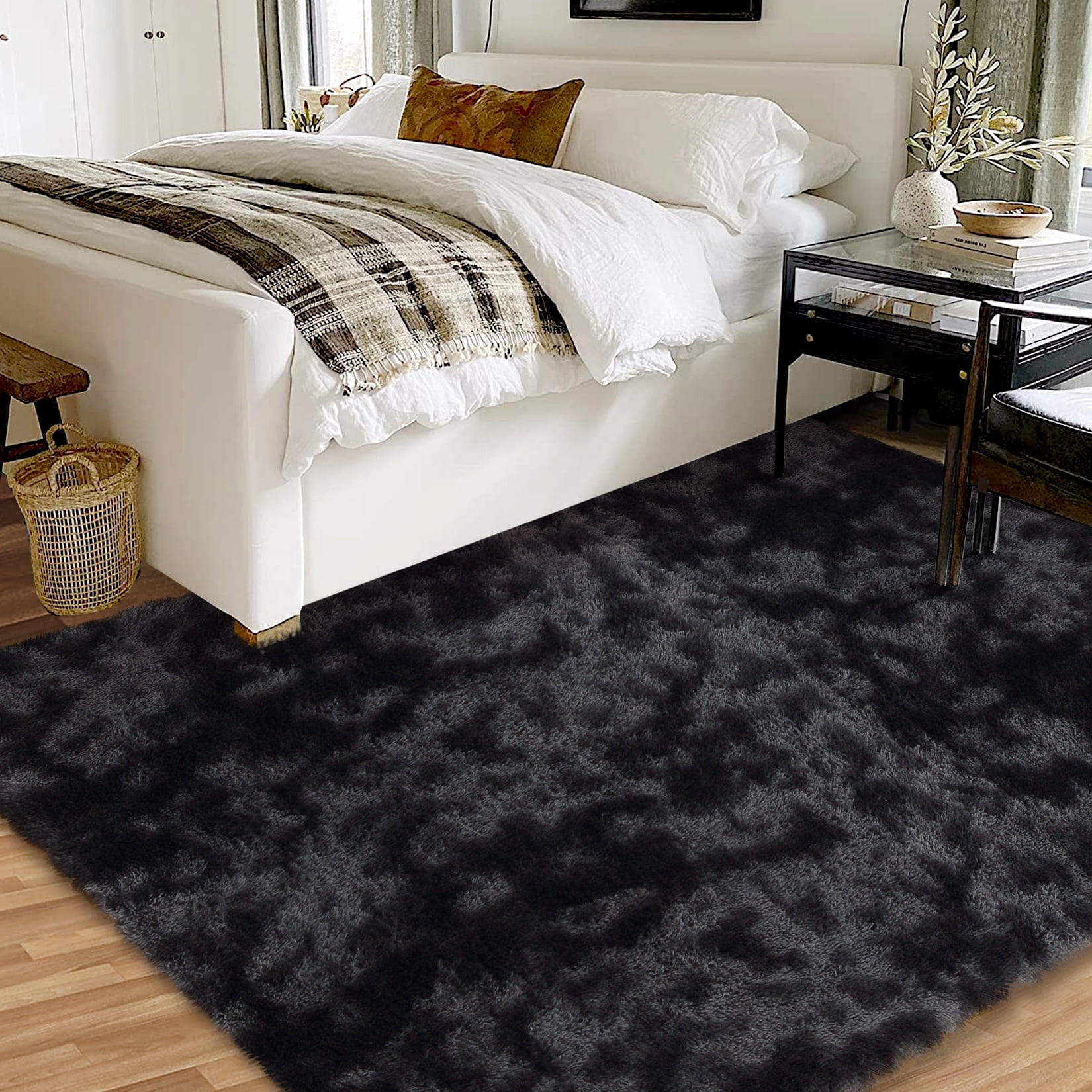 ZACOO 9' x 12' Extra Large Shag Area Rug Fluffy Carpets Fuzzy Non-Skid ...