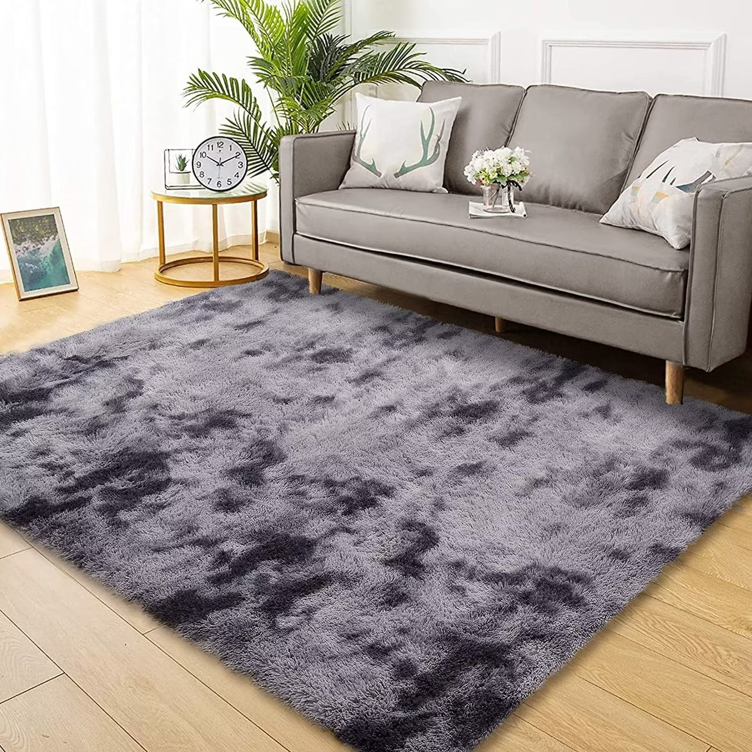 ZACOO 9' x 12' Extra Large Shag Area Rug Fluffy Carpets Fuzzy Non-Skid ...