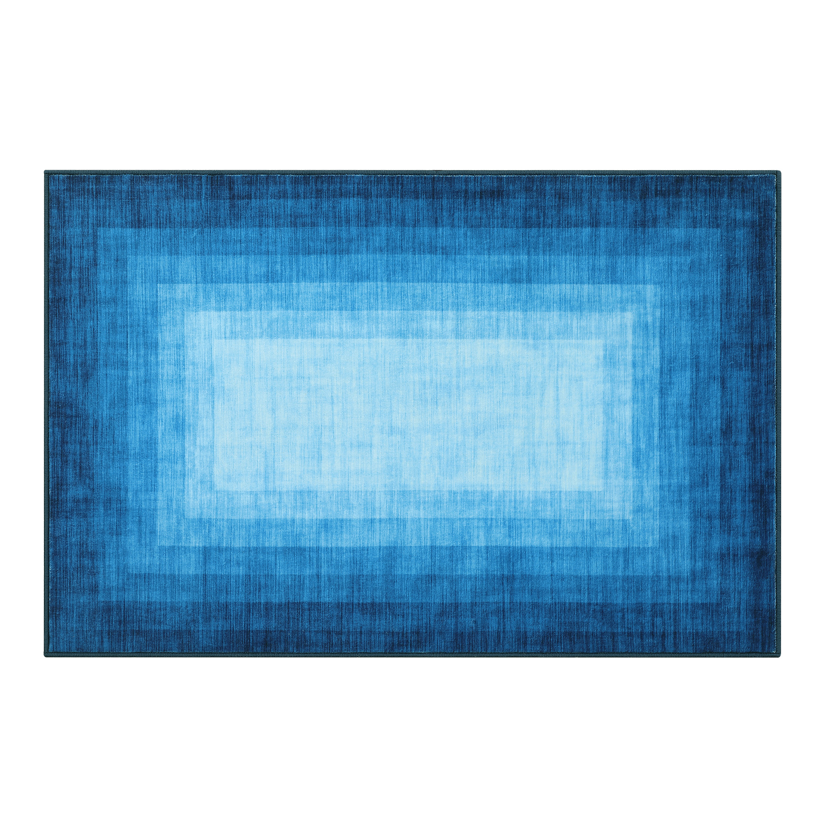 ZACOO Ombre Rug Modern Bordered Area Rug for Living Room Bedroom Border ...