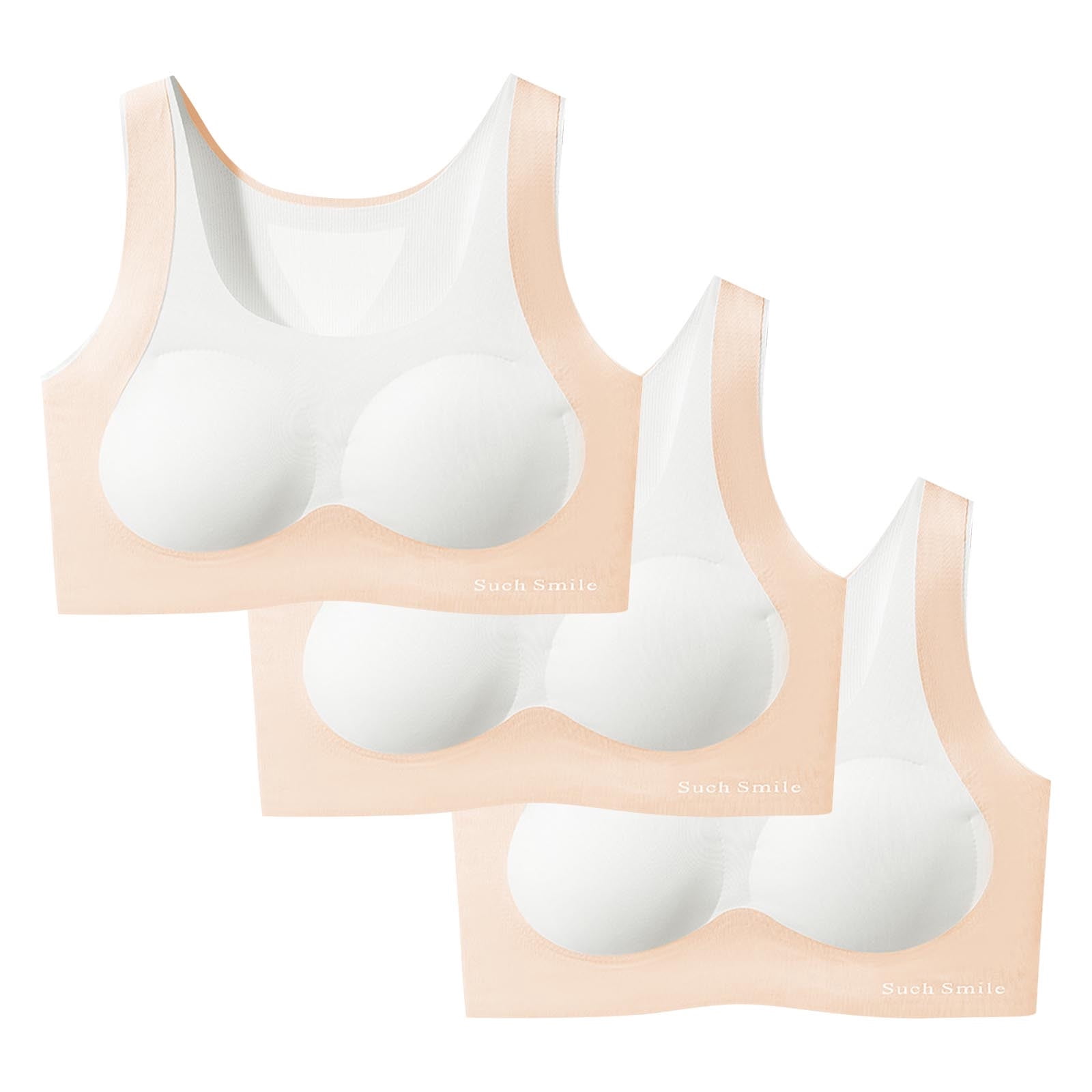 ZACPNCV 3PC Training Bras for Girls 8-15 with Adjustable Straps Tween ...